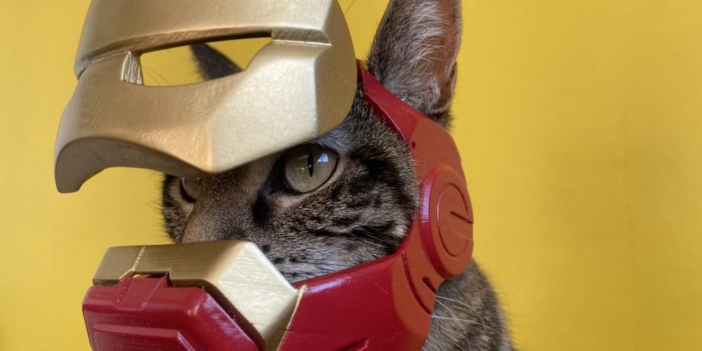 Koci kask Iron Man'a - niekonwencjonalny projekt wykonany na drukarce ...